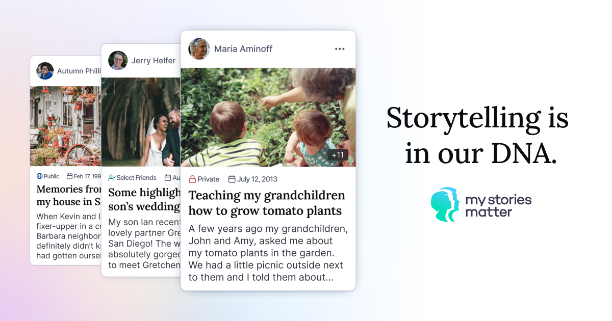 Life Story Interviews | My Stories Matter